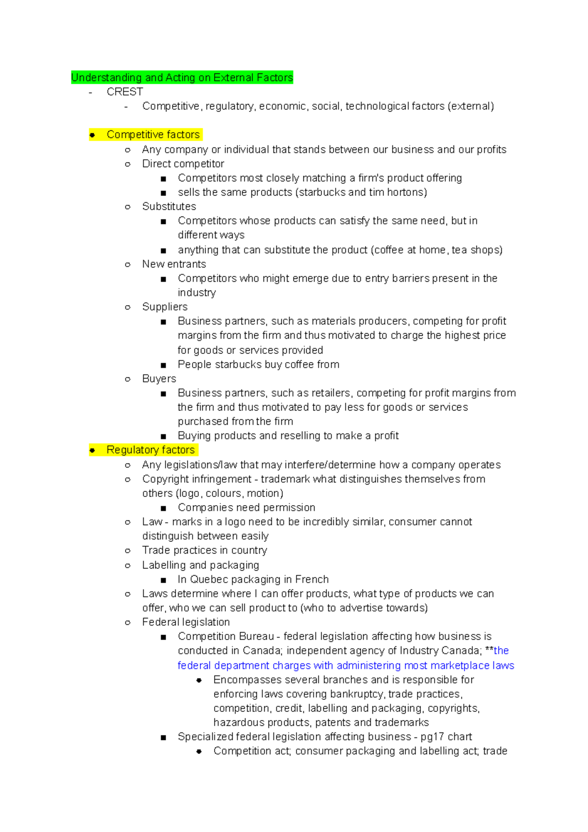 Week 2 - lecture 2 - Understanding and Acting on External Factors ...