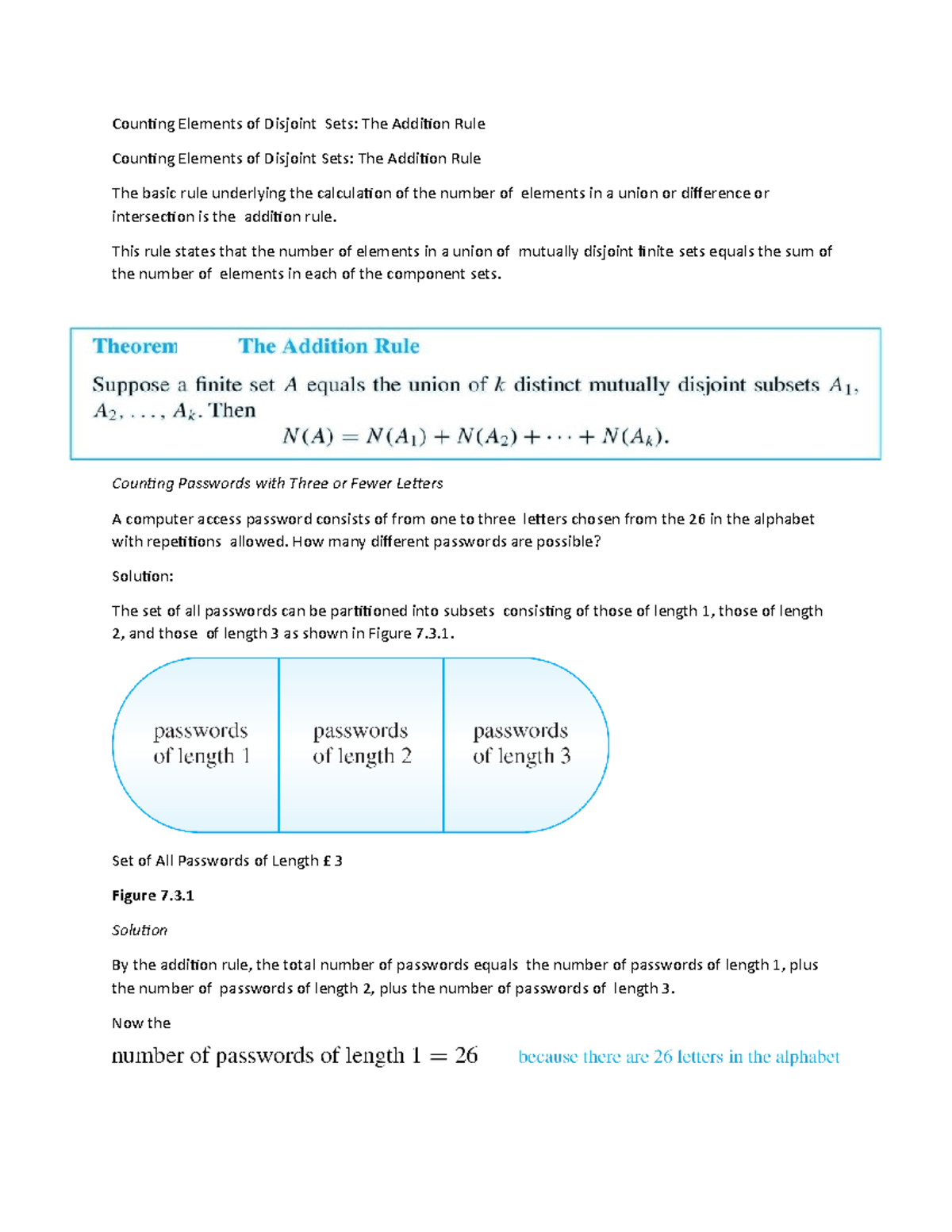 Disjoint Set And Permutation Counting Elements Of Disjoint Sets The