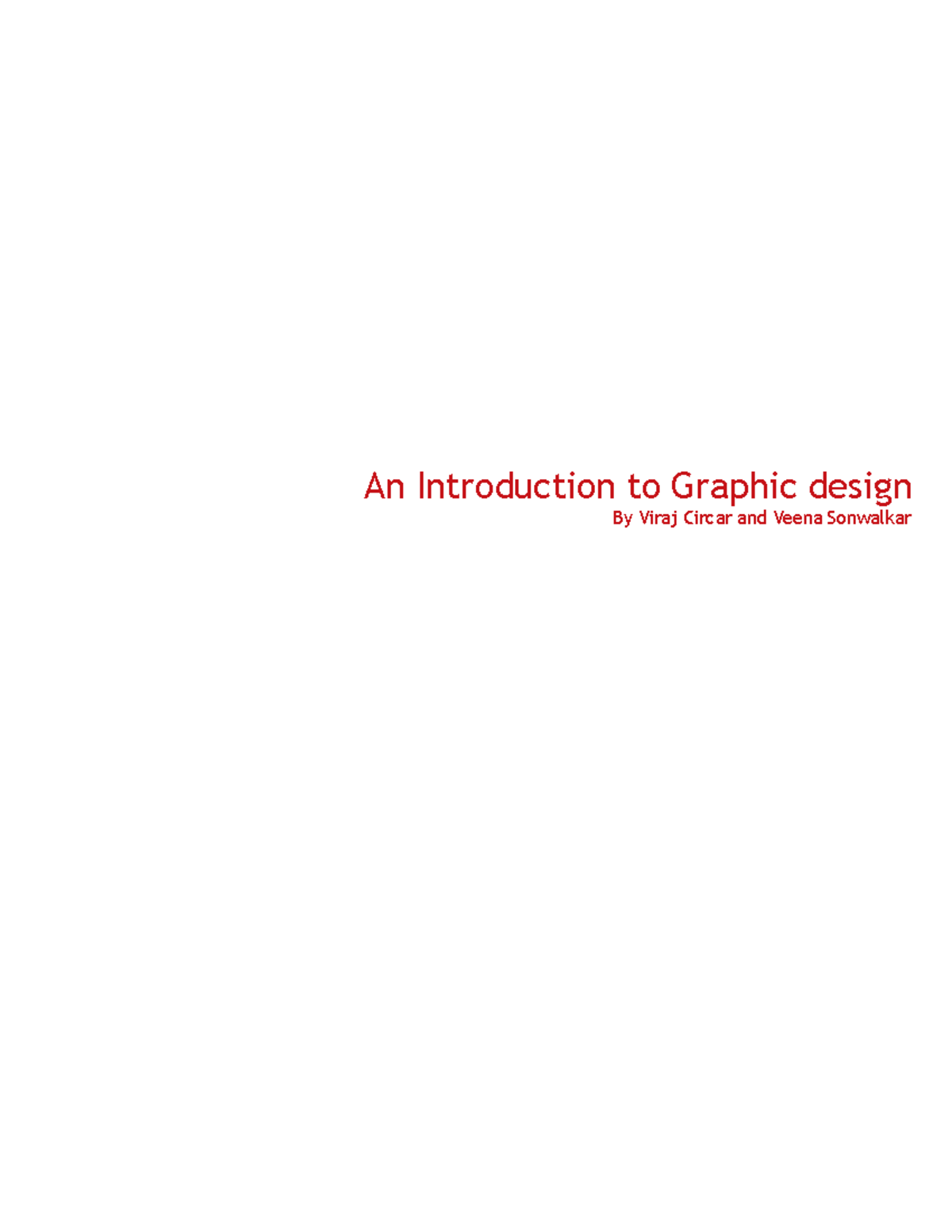 Intro to graphic design - An Introduction to Graphic design By Viraj ...