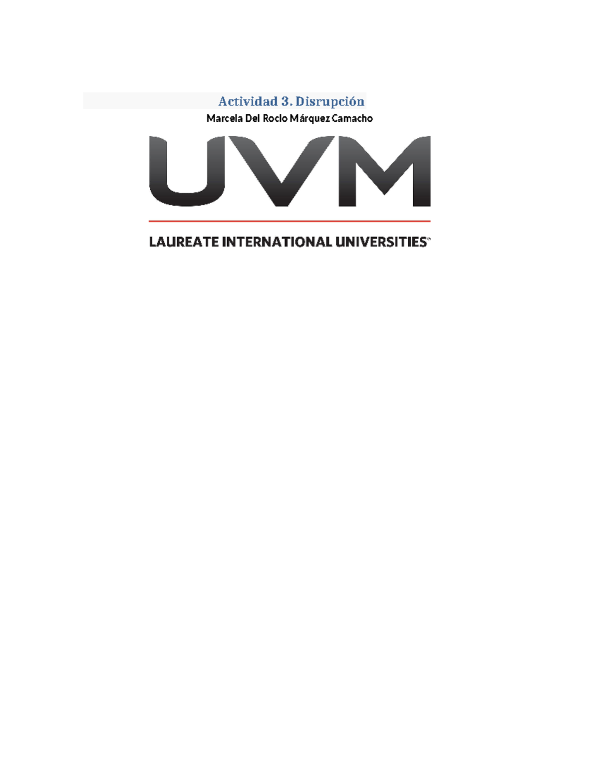 Disrupción MMC - msmsm - Actividad 3. Disrupción Marcela Del Rocio ...