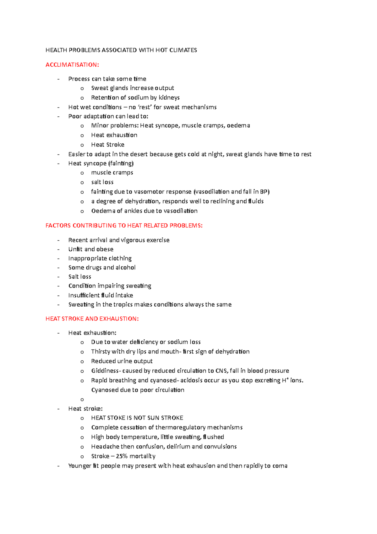 Health Problems Associated With Hot Climates HEALTH PROBLEMS health-problems-associated-with-hot-climates-health-problems