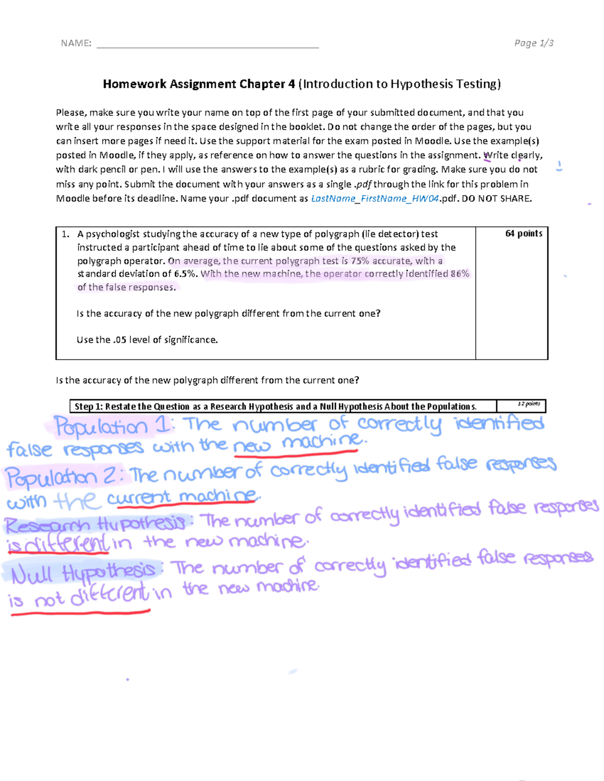Homework Assignment Chapter 04 - Online - NAME