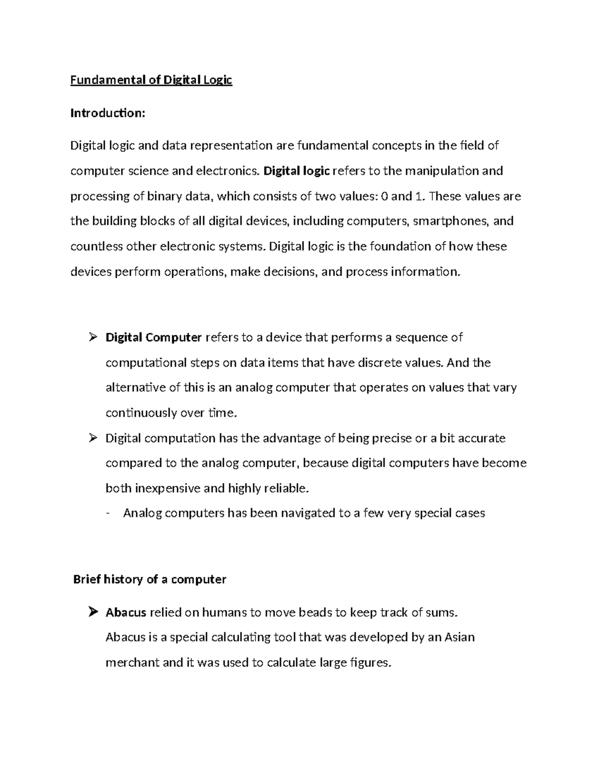 Fundamental Of Digital Logic Fundamental Of Digital Logic Introduction Digital Logic And Data