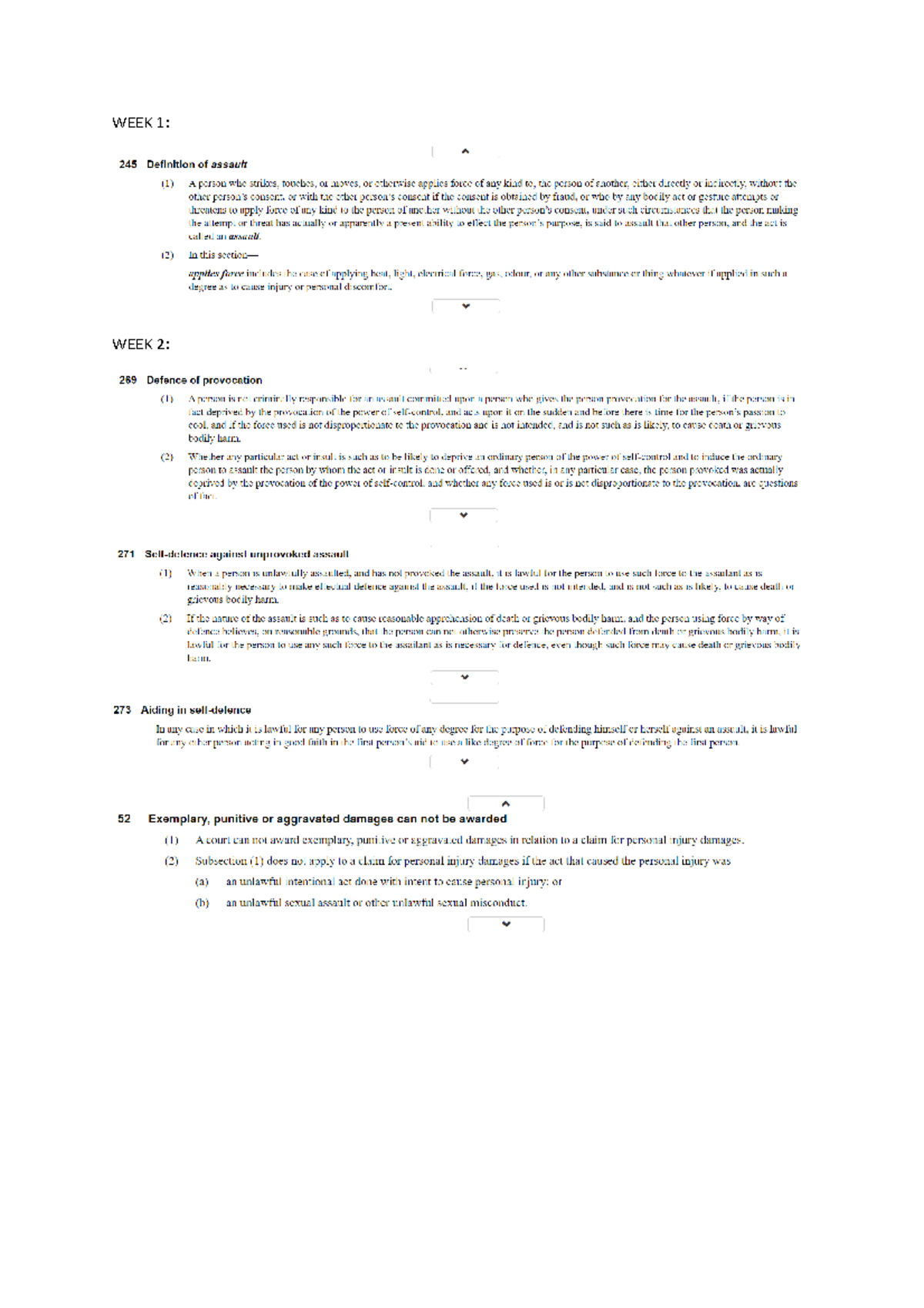 Lesgislation - legislation for llb102 quiz - LLB102 - WEEK 1: WEEK 2 ...