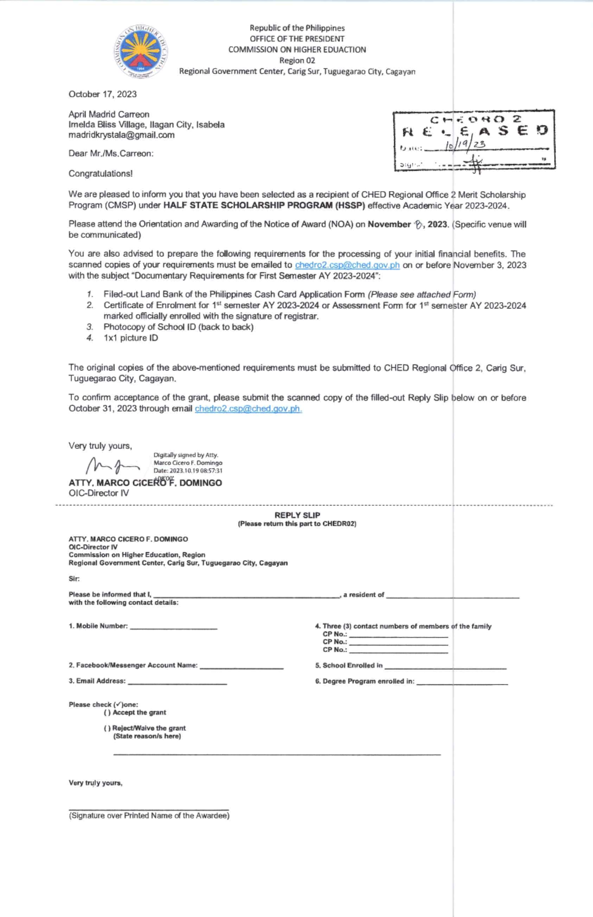 HSSP April Carreon - hii - Nursing Informatics - Studocu