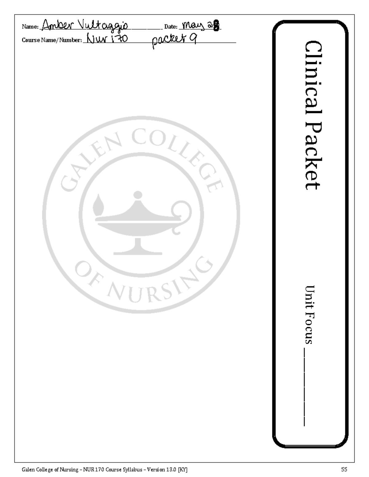 Packet 8 - Name: _______________________________________________________ Date ...