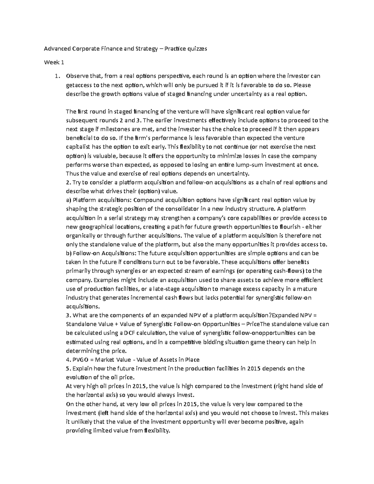 Practical assignments - financial accounting - Studocu