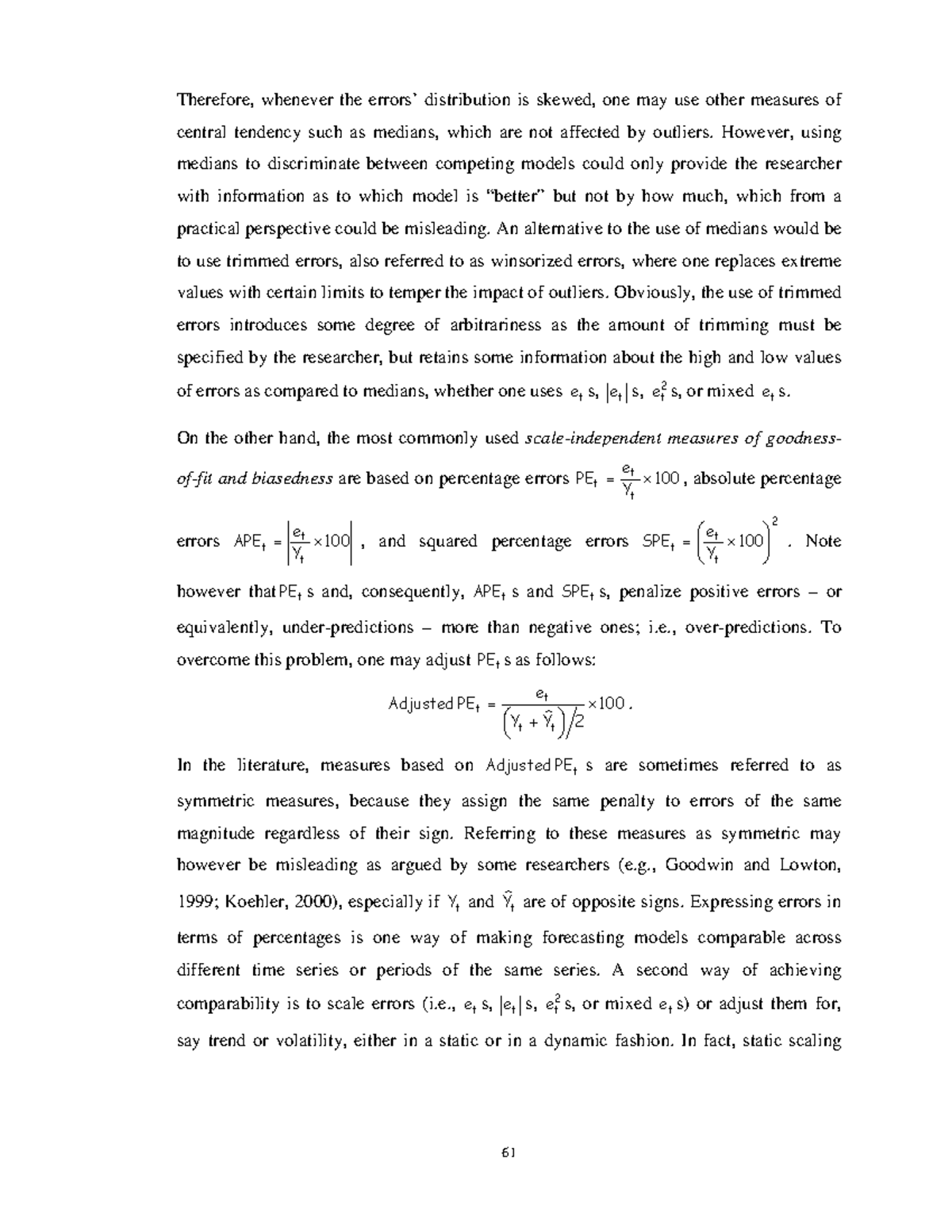 Multidimensional Approaches to Performance Evaluation 13 - Therefore ...