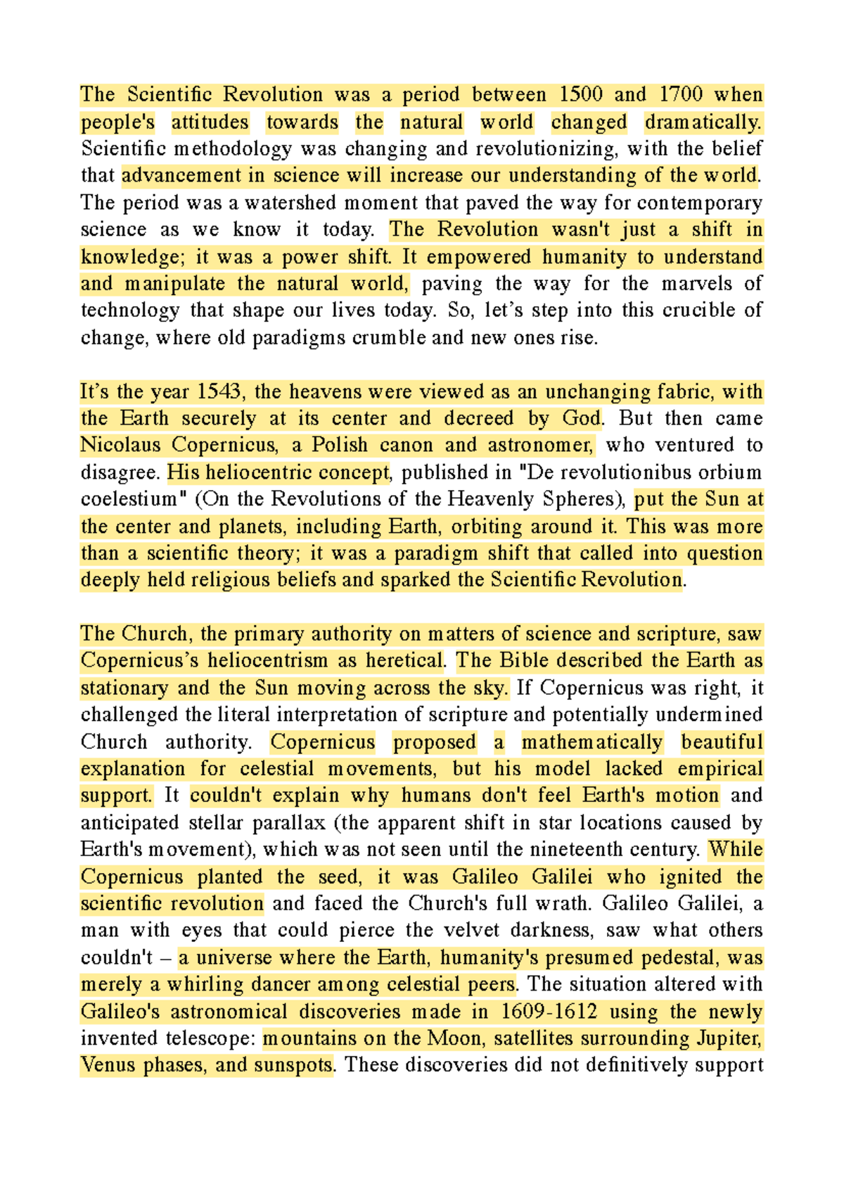 Scientific Revolution - Scientific methodology was changing and ...