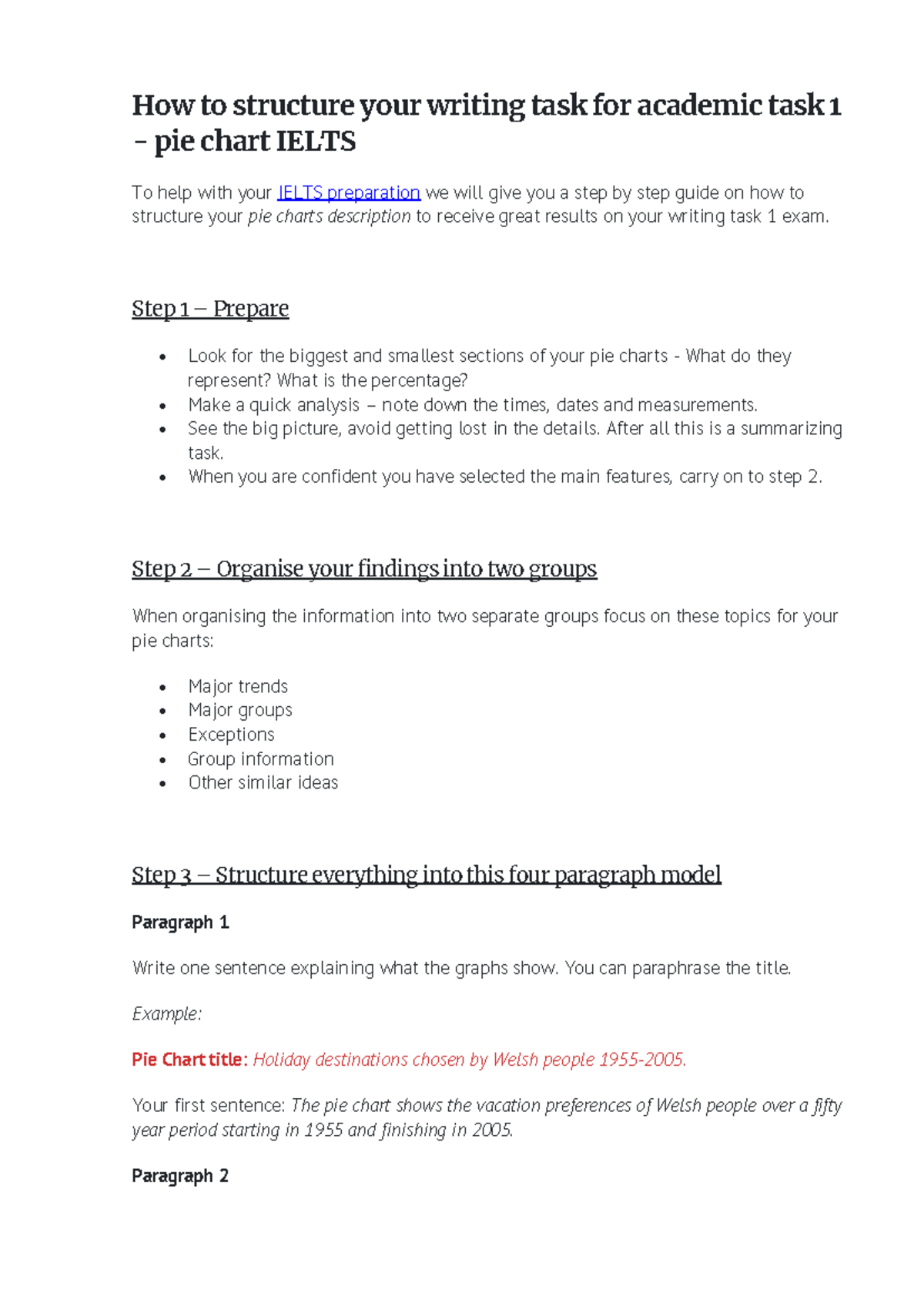 How+to+describe+a+pie+chart - How to structure your writing task for ...