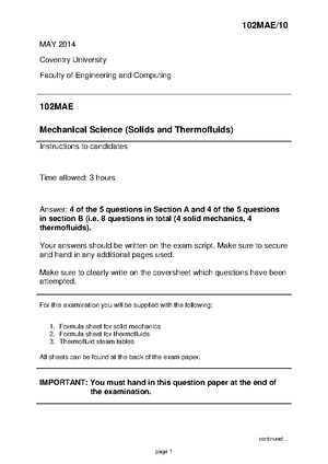 Refrigeration Cycles Lab Report (Thermofluid Mechanics) - Refrigeration ...