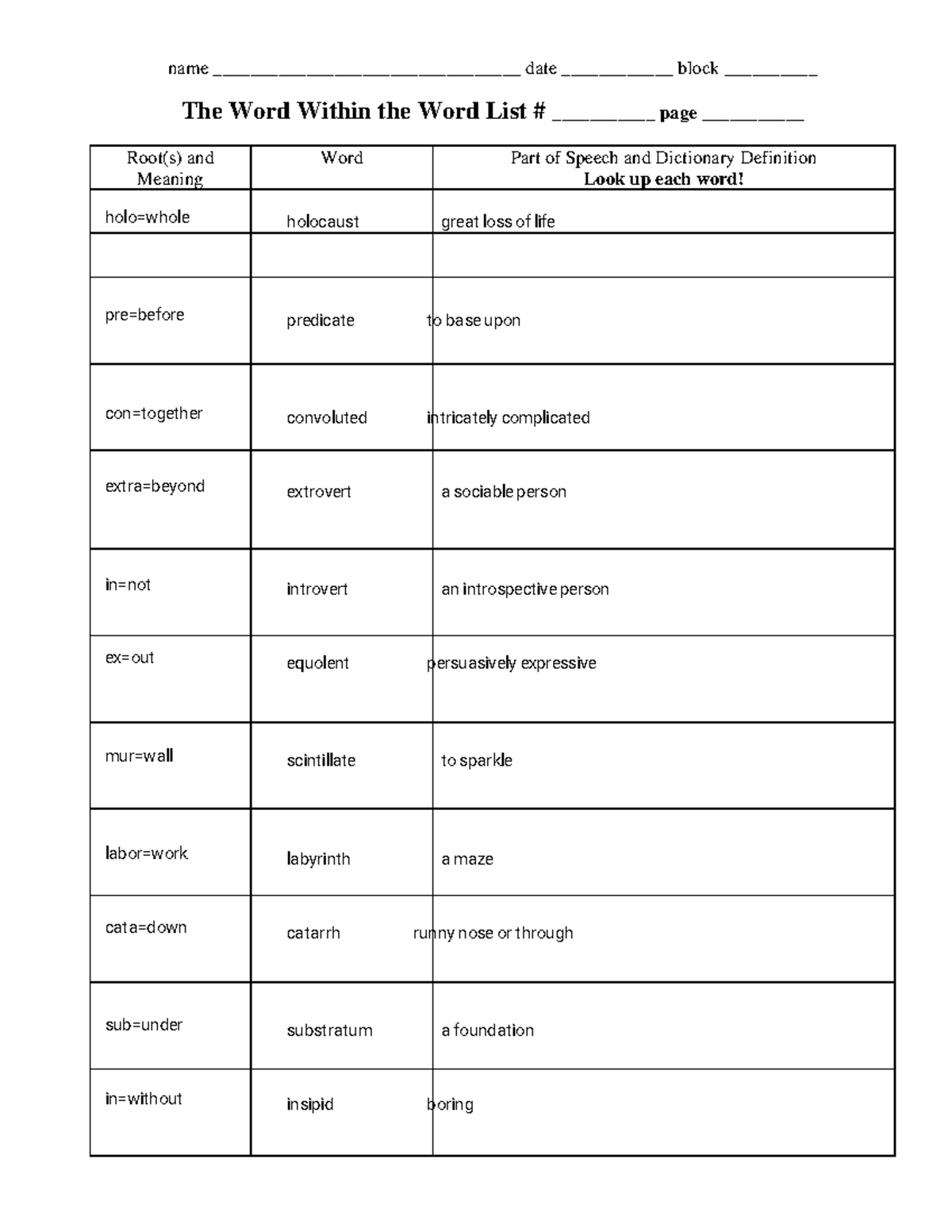 Kami Export - Graham Brazill - WORD Within THE WORD Sheet FOR TURN IN ...