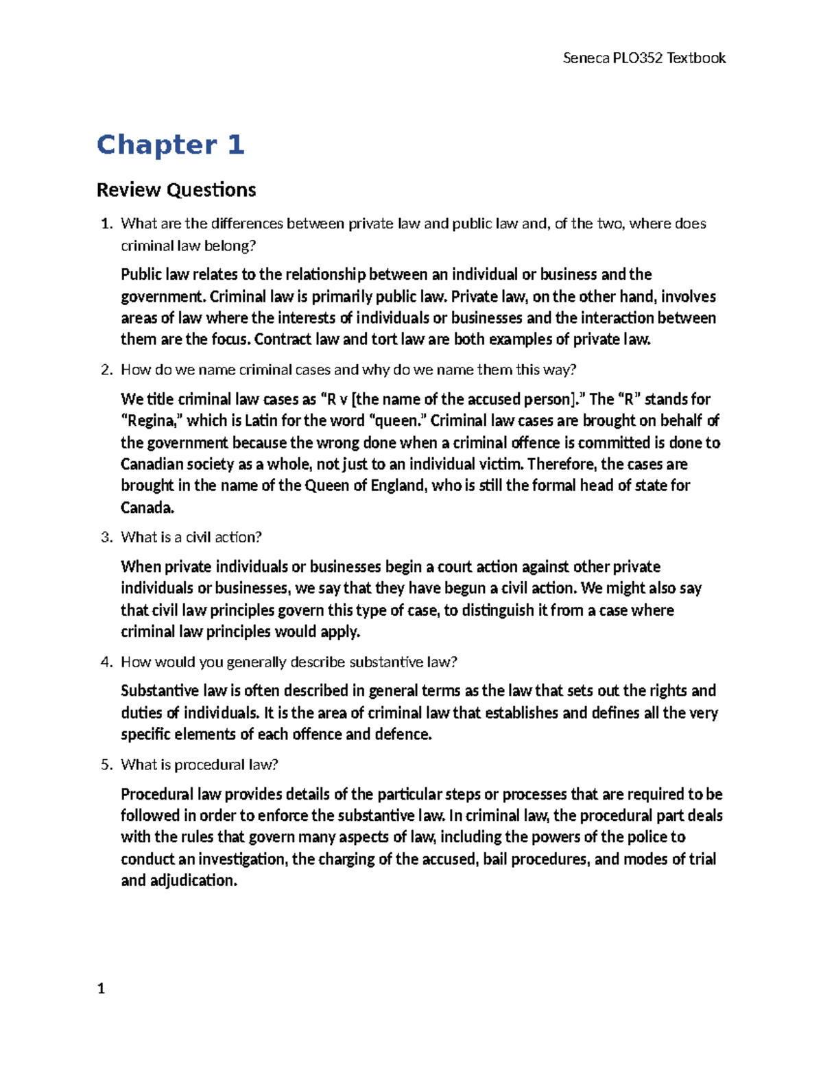 Chaps 1 2 4 Review Questions Answers - Chapter 1 Review Questions 1 ...