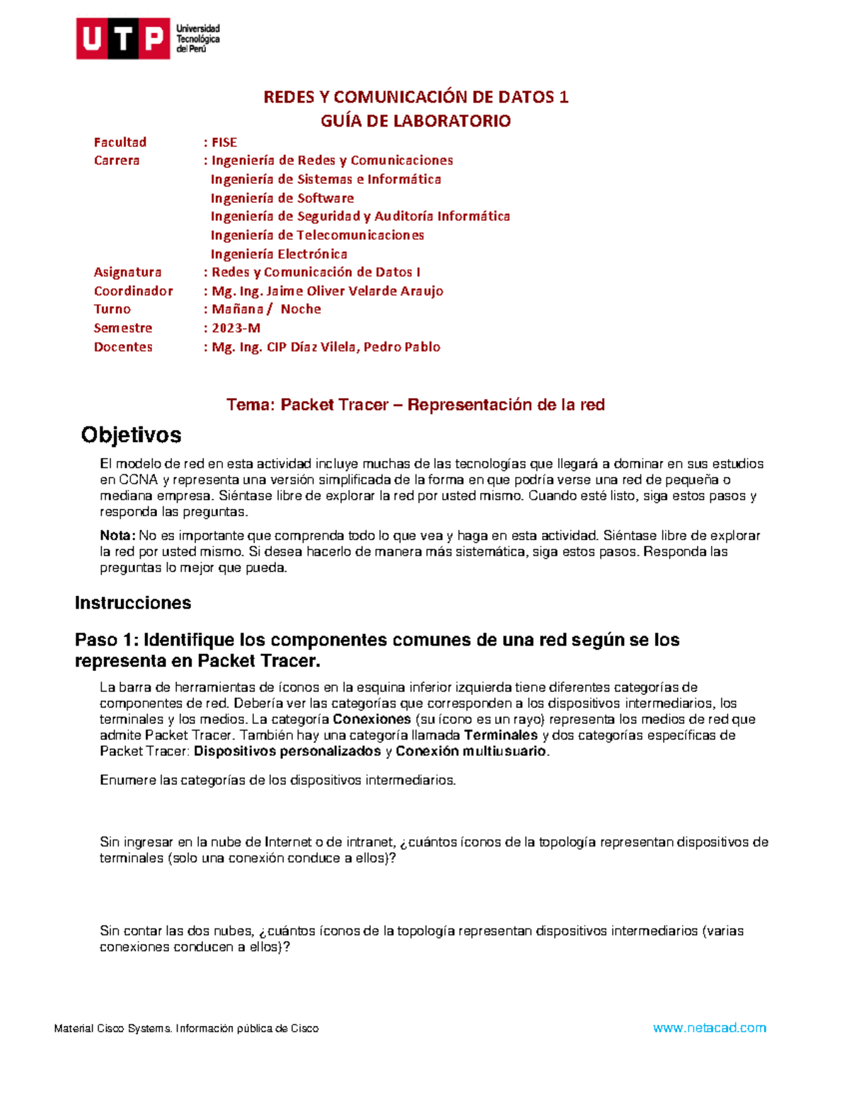 S01.s1 - Representación de la red - Material Cisco Systems. Información pública de Cisco netacad ...