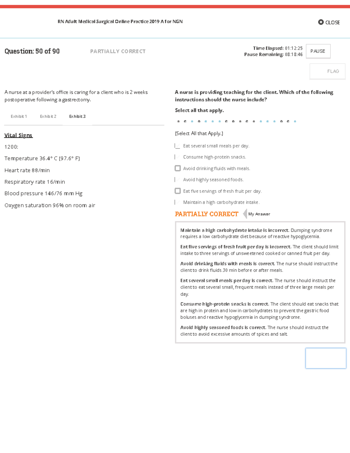 Study 20 - Question 50 loaded rationals provided Question: 50 of 90 PARTIALLY CORRECT Time ...