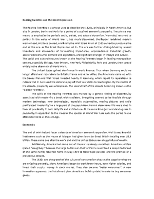 Great Depression Google Drive Notes - Unit 1: The Great Depression ...