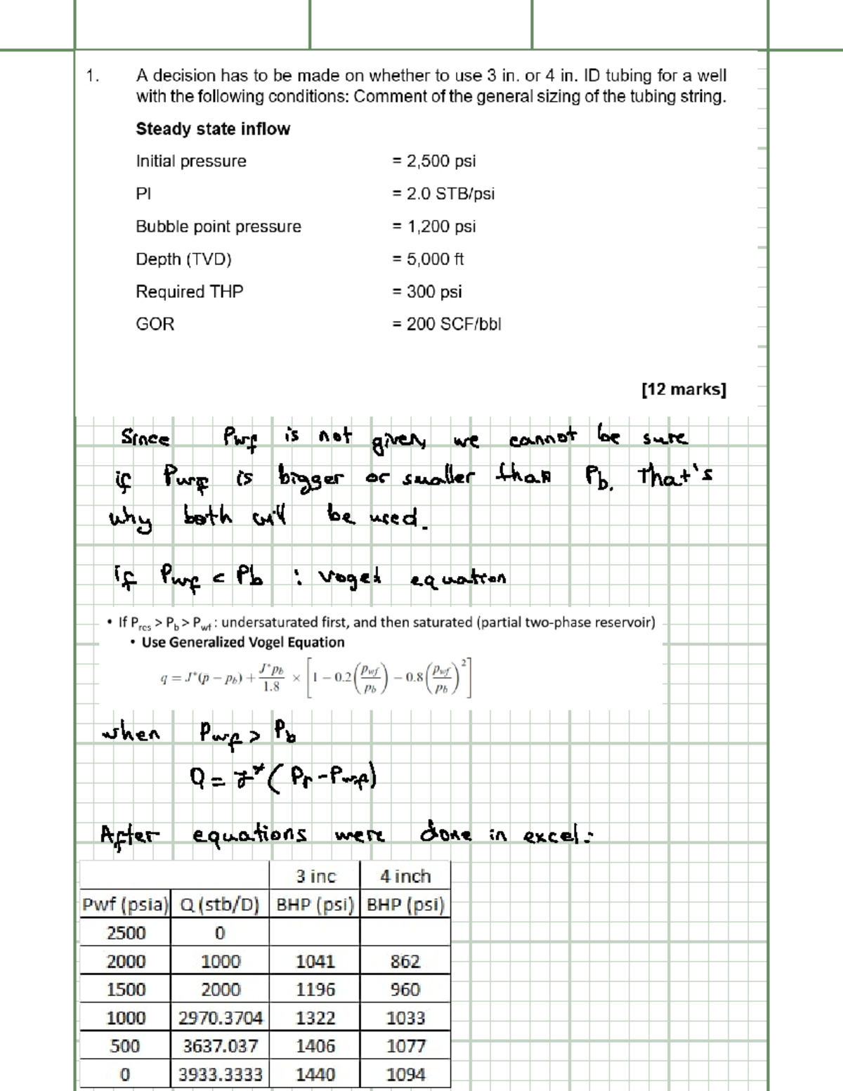 Test 1 Production Engineering 1 universiti Teknologi petronas - Studocu