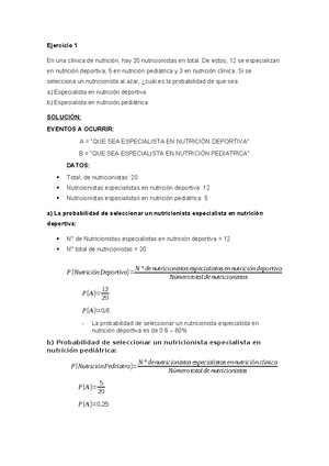 Trabajrr - hhfhfh - VARIABLES ALEATORIAS: DISCRETA: En un estudio sobre ...