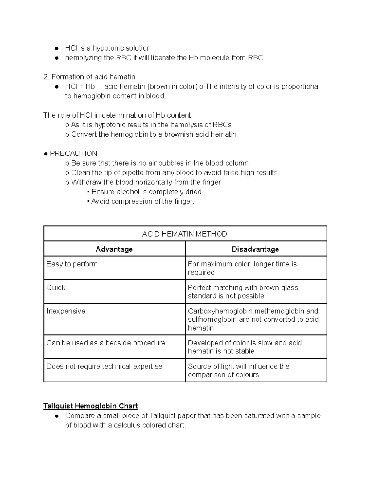 Hematology= Hemoglobin Determination PART 4 - HCl is a hypotonic ...
