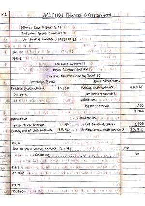 Introduction to Financial Accounting ACCT1101 - HKU - StuDocu