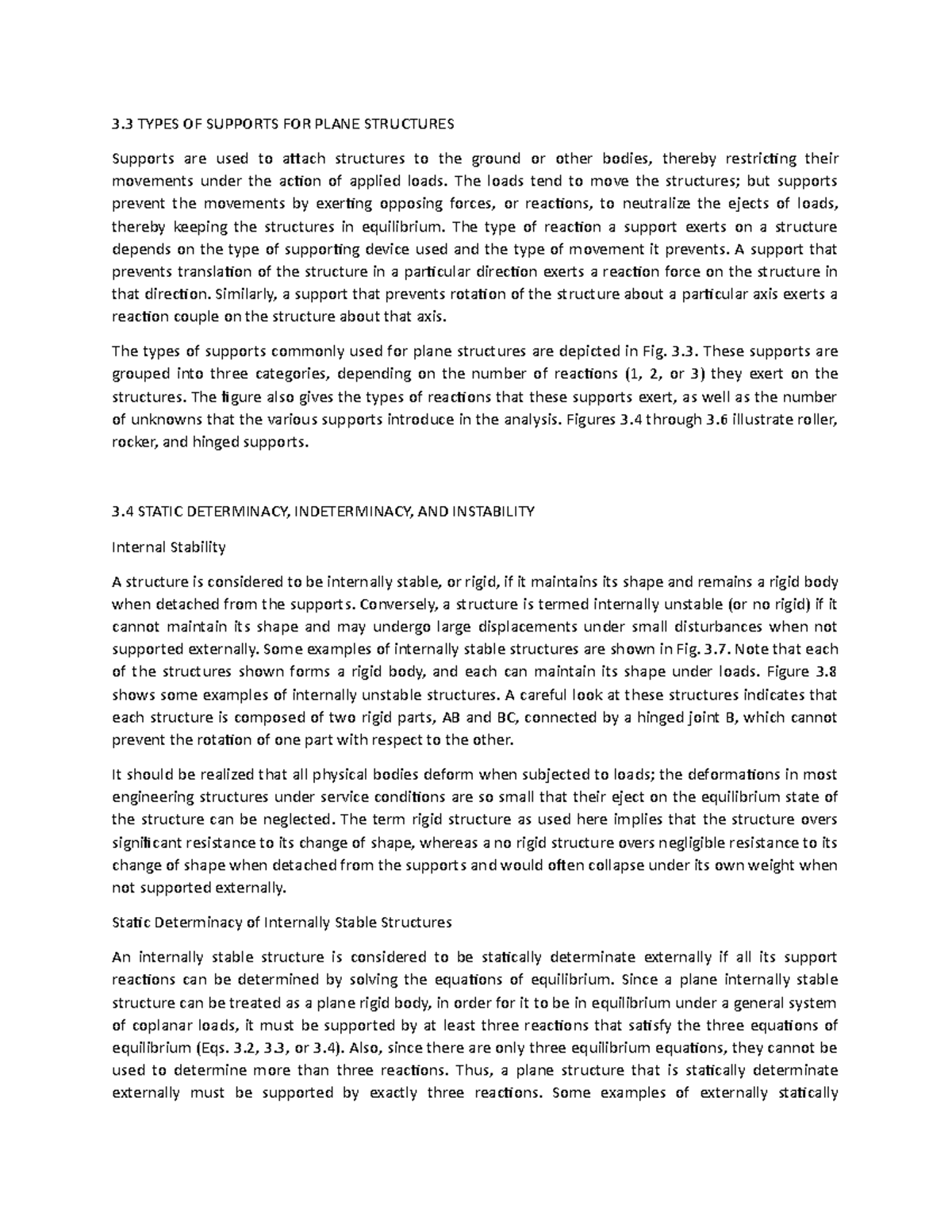 Doc2-types and support - 3 TYPES OF SUPPORTS FOR PLANE STRUCTURES ...