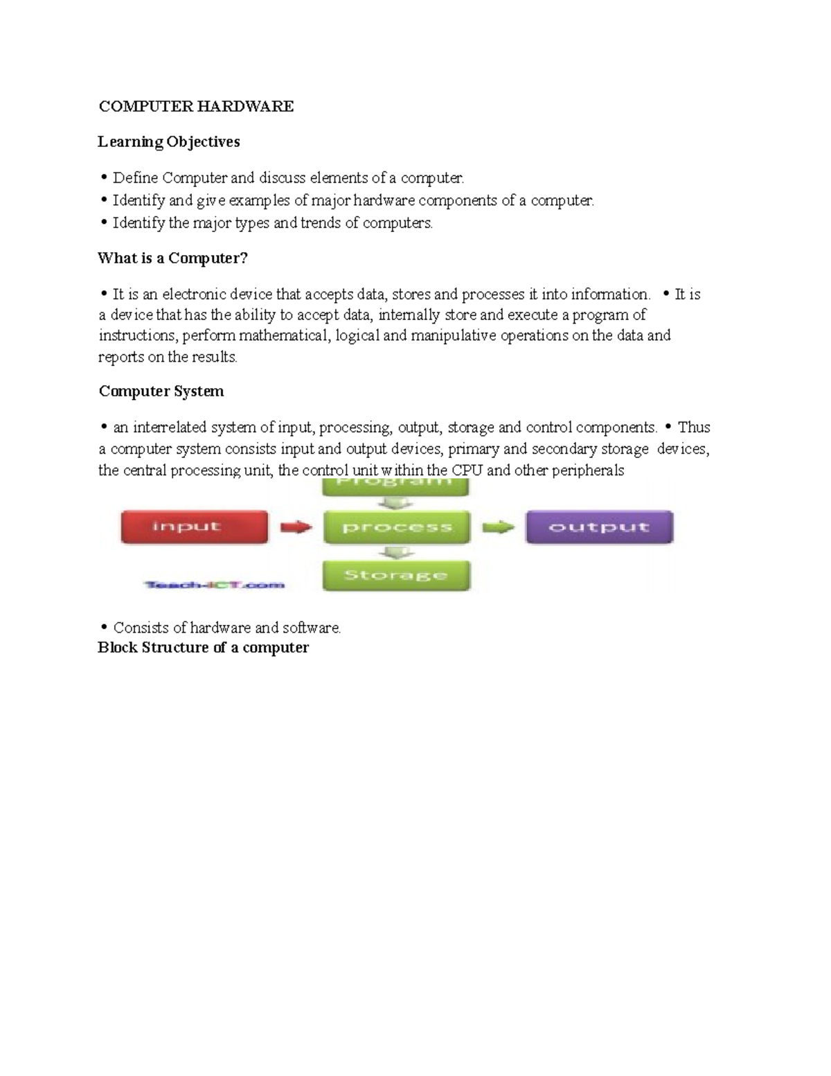 Transmission media - COMPUTER HARDWARE Learning Objectives Define ...