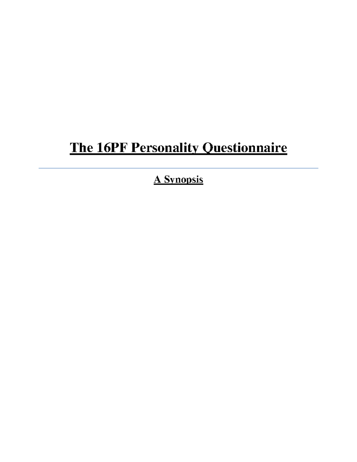 The-16pf-personality-questionnaire-final compress - The 16PF ...