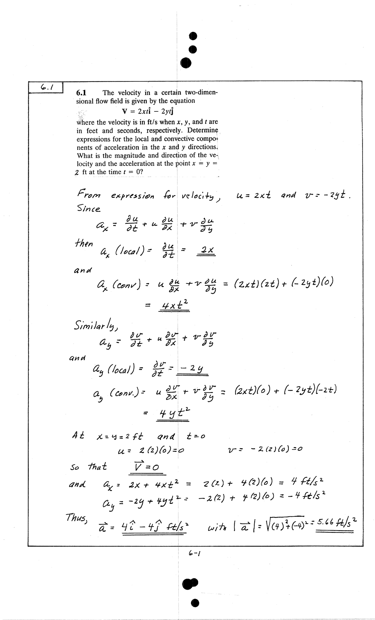 6 Differential Analysis of Fluid Flow - Fluid Mechanics I - Studocu