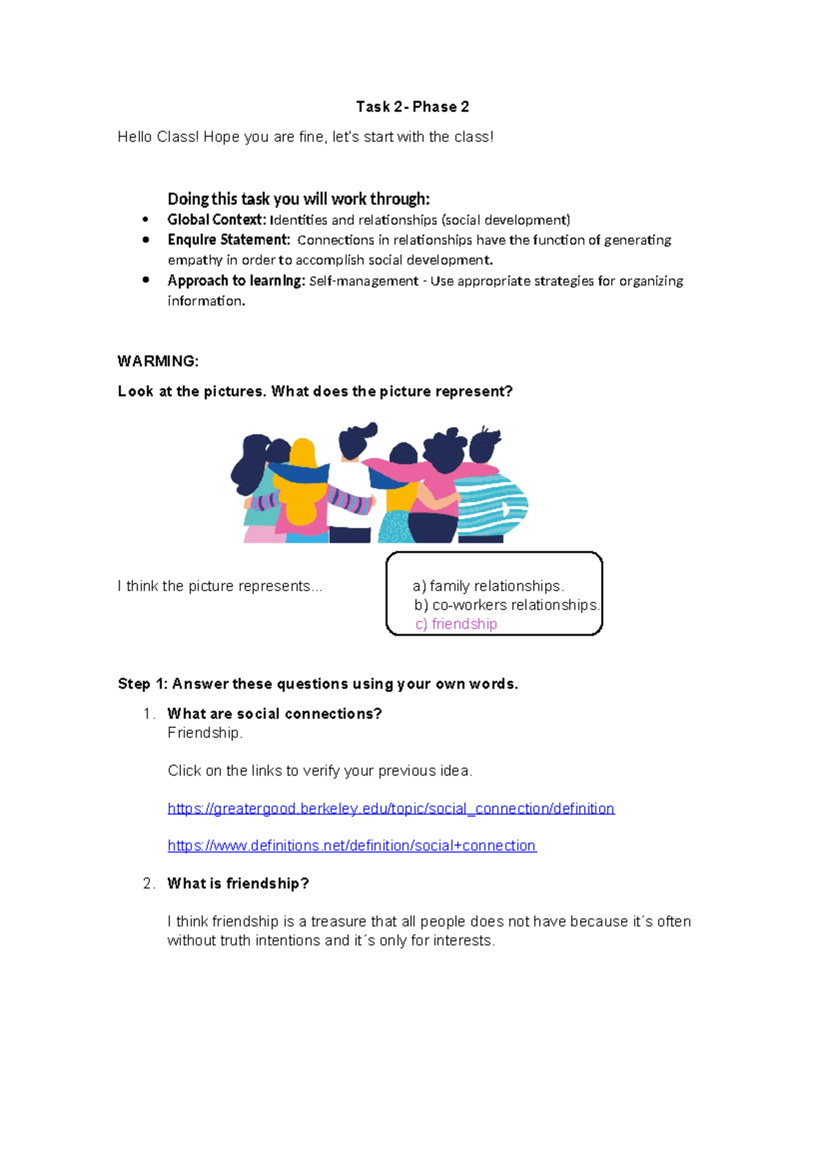 MPY 5 - phase 2 - task 3 - apunte - Task 2- Phase 2 Hello Class! Hope you are fine, let’s start ...