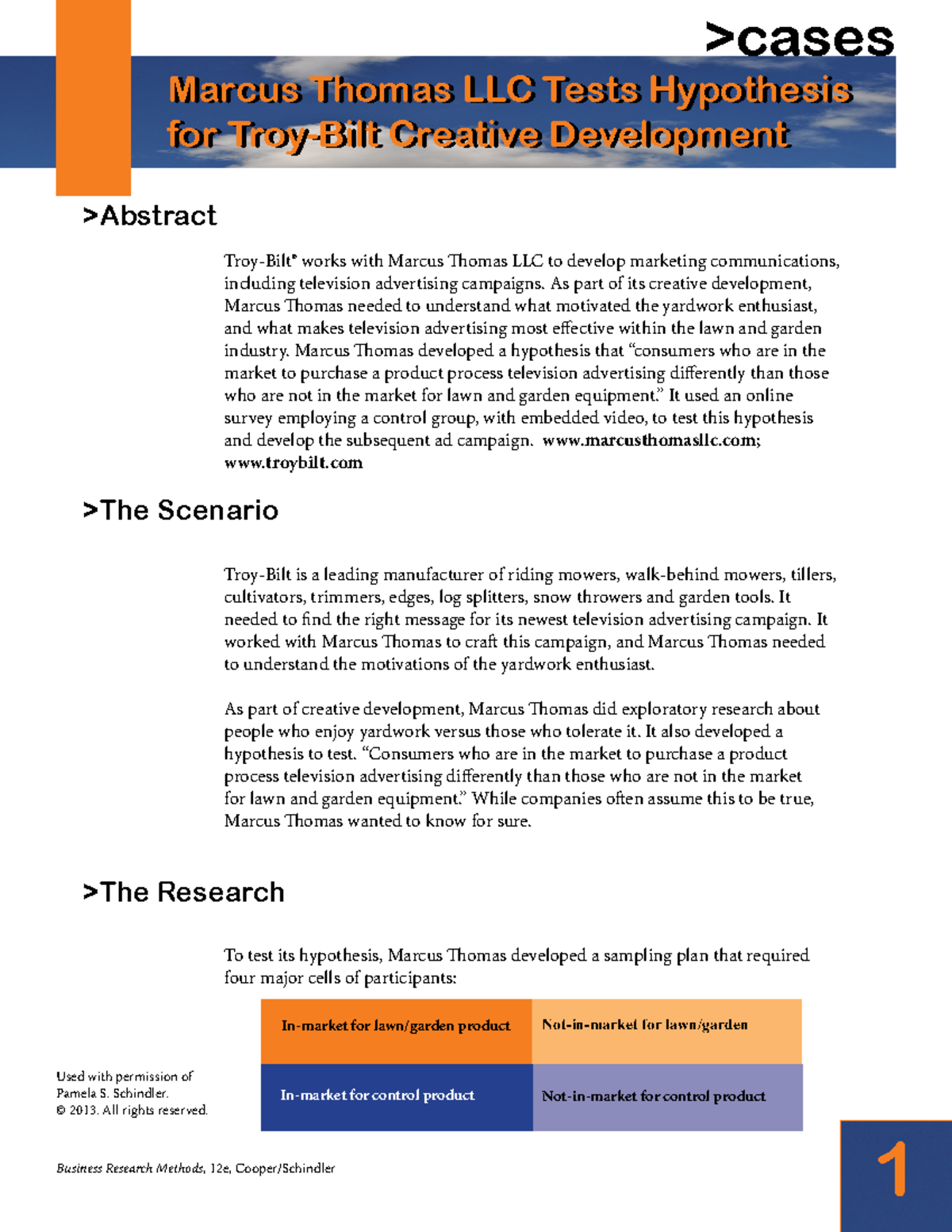 Marcus Thomas Troy Bilt CASE STUDY - >cases Troy-Bilt® works with ...