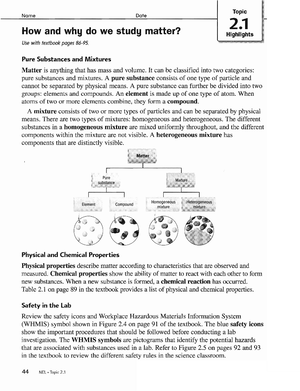 SC 9 Unit 2 Chemistry - notes - The electron arrangement of atoms ...