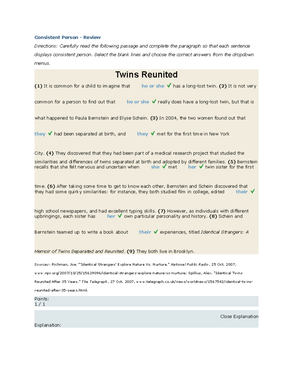 Consistent Perso 2 - Practice material exam with answers. Week 7 ...