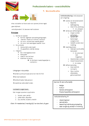 Matrix modellen professionele kaders - Kader Kerndoel Doelgroep Pijlers ...