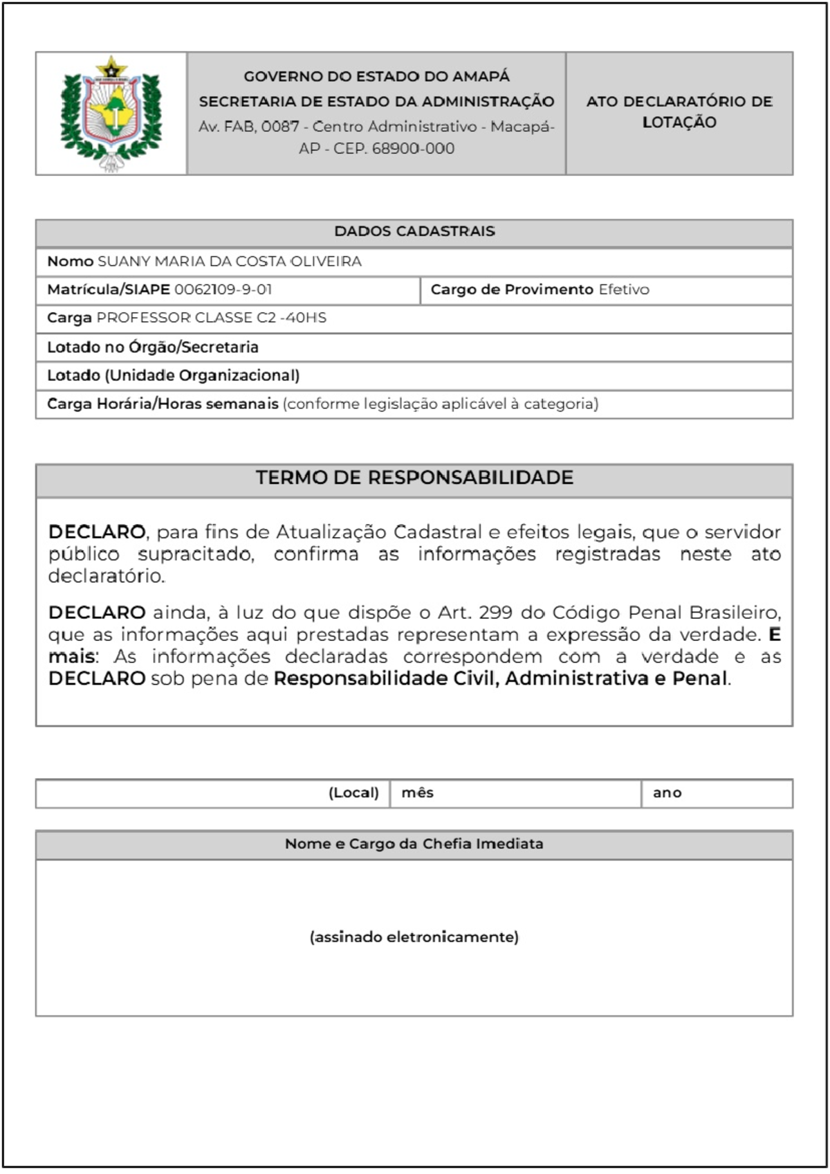 Declaracao Suany - aula de escrituração - Metodologia Científica - Studocu