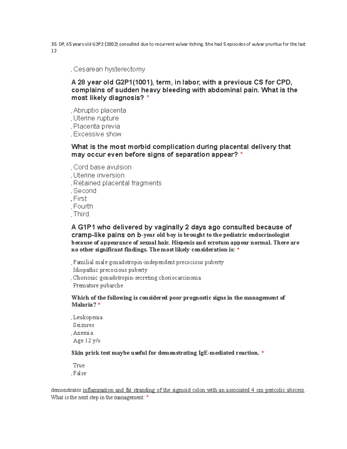 Good fetal heart tones exam part 3 - 35. DP, 65 years old G2P2 (2002 ...
