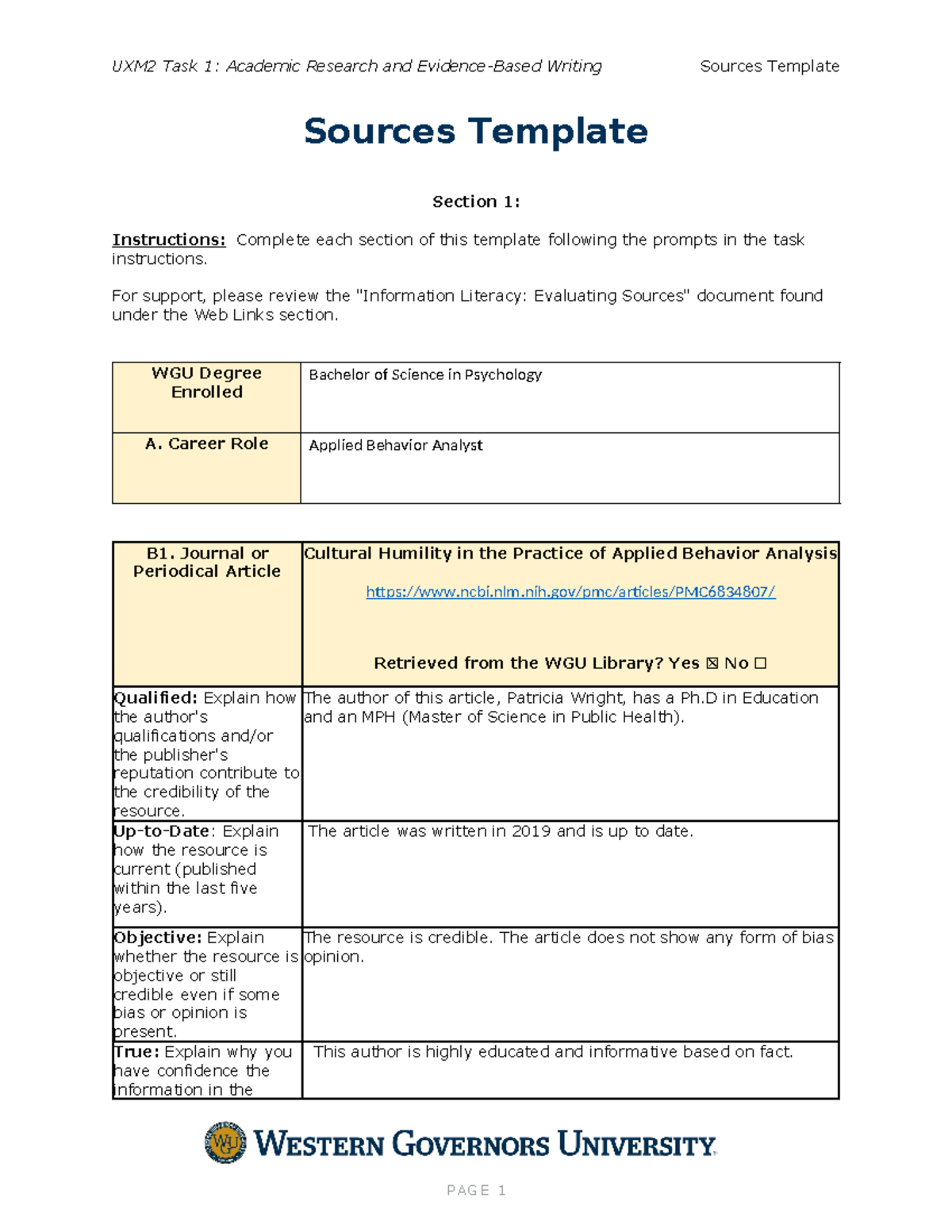 Sources Task Edited 2 - Task 1 - Sources Template Section 1 ...
