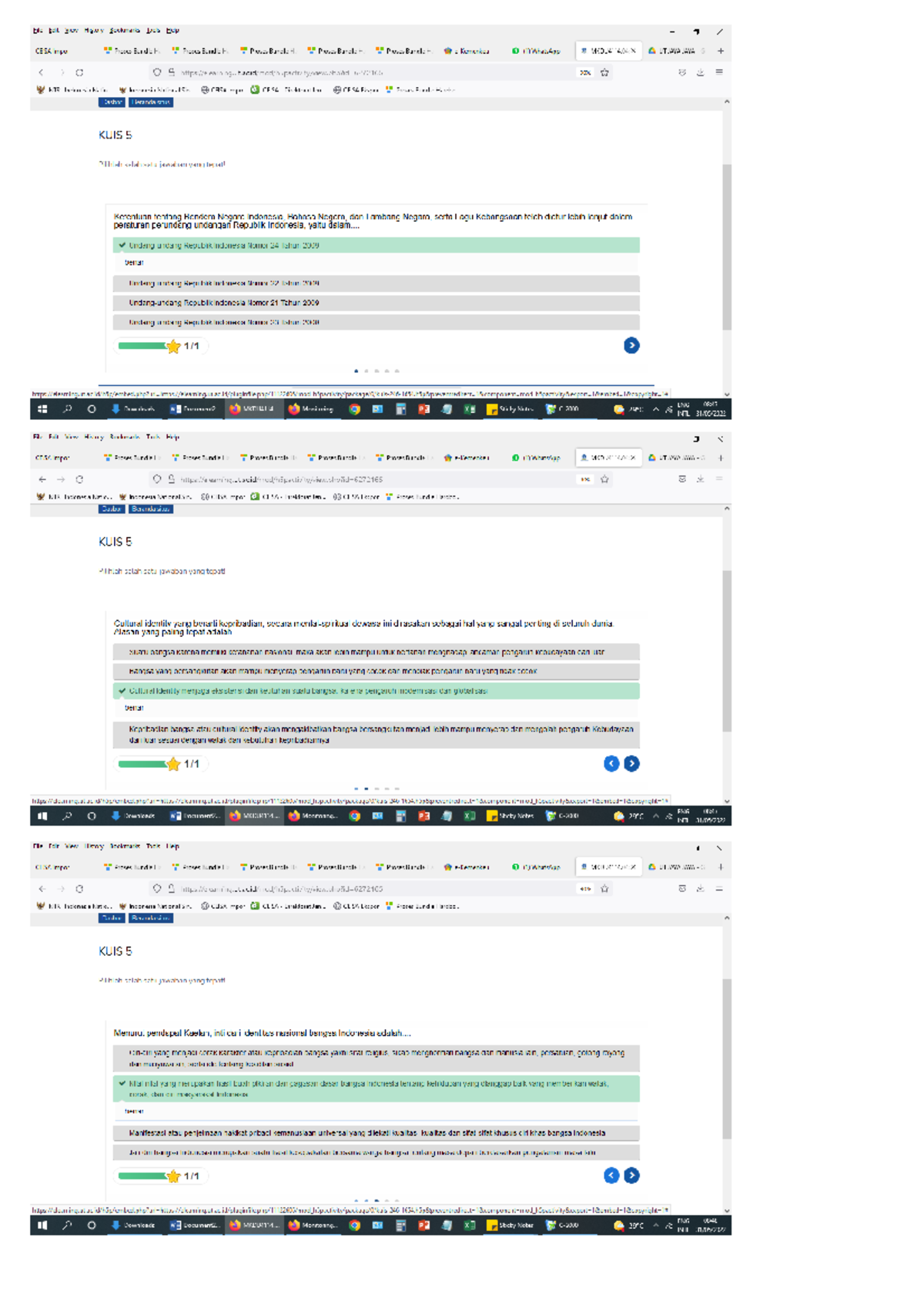 KUIS 5 Pancasila - Studocu