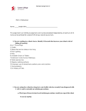 Personal Support Worker Resume - PERSONAL SUPPORT WORKER SAMPLE RESUME ...