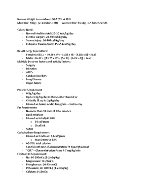 IV Compounding Calculations - PHARM 5402 - Studocu
