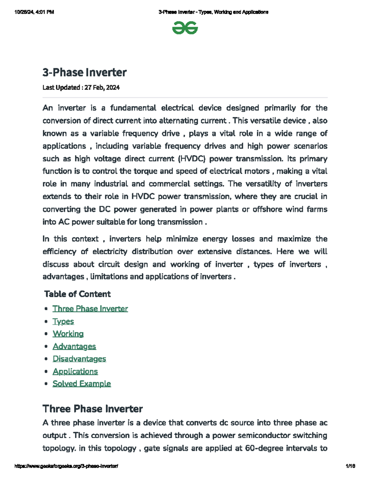 Three-phase-inverters exercises - 4:01 PM Inverter Types, Working and ...