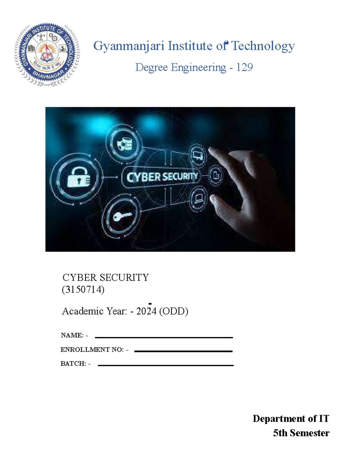 CS Lab Manual Updated - Good - Gyanmanjari Institute of Technology ...