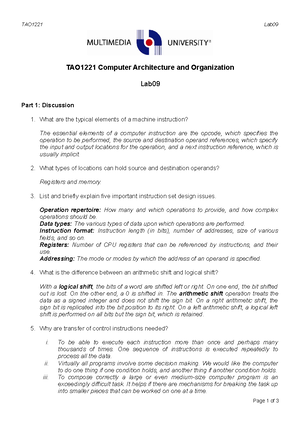 125648 Tutorial 5 - DCS5158 COMPUTER ARCHITECTURE TUTORIAL 5 CHAPTER 5: BUSES 1. Illustrate the ...