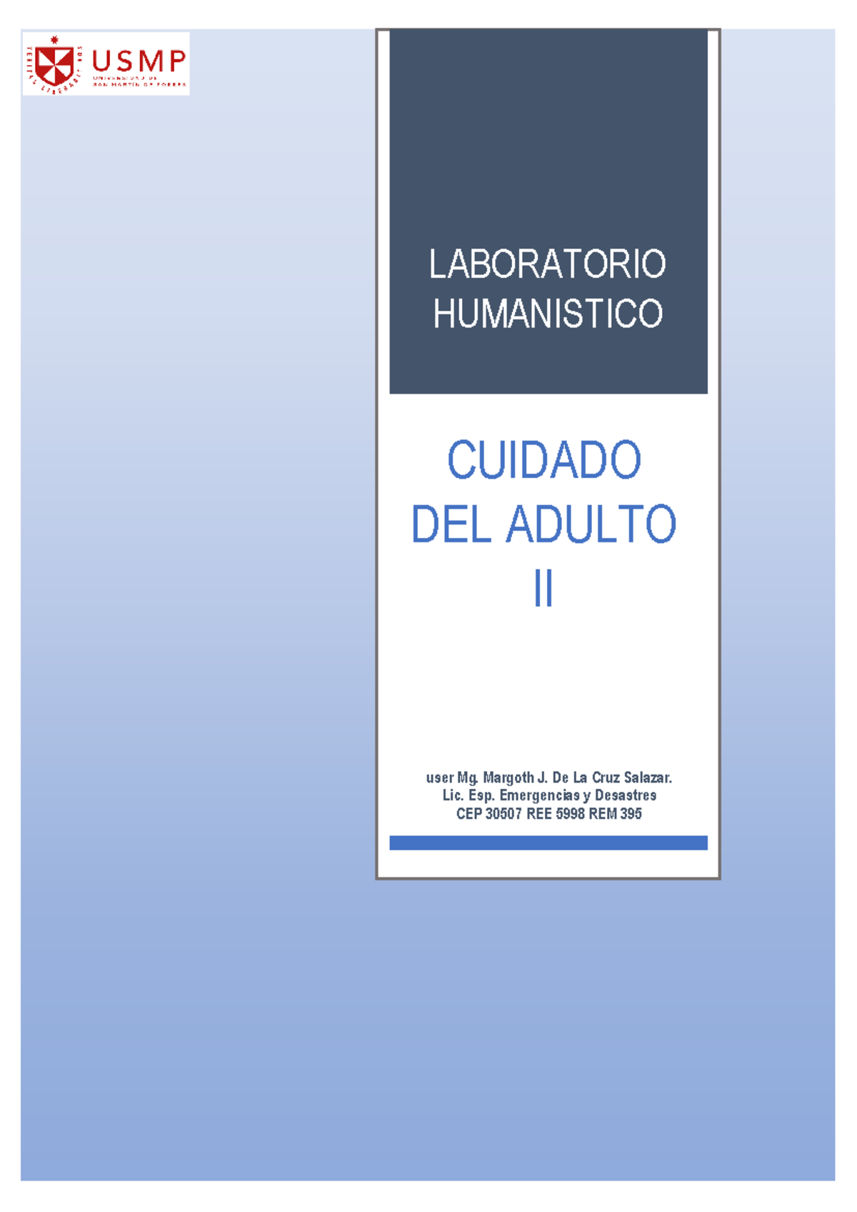 Guías de Laboratorio Humanístico 2024 - LABORATORIO HUMANISTICO CUIDADO ...
