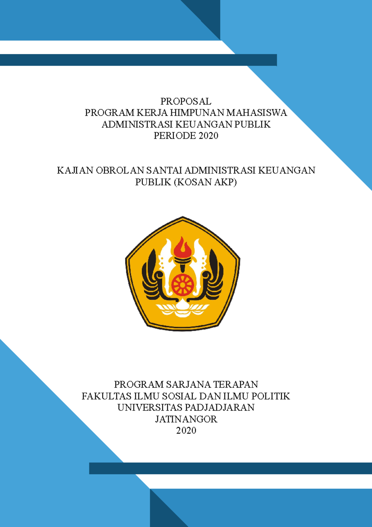 Proposal Kosan AKP - PROPOSAL PROGRAM KERJA HIMPUNAN MAHASISWA ...