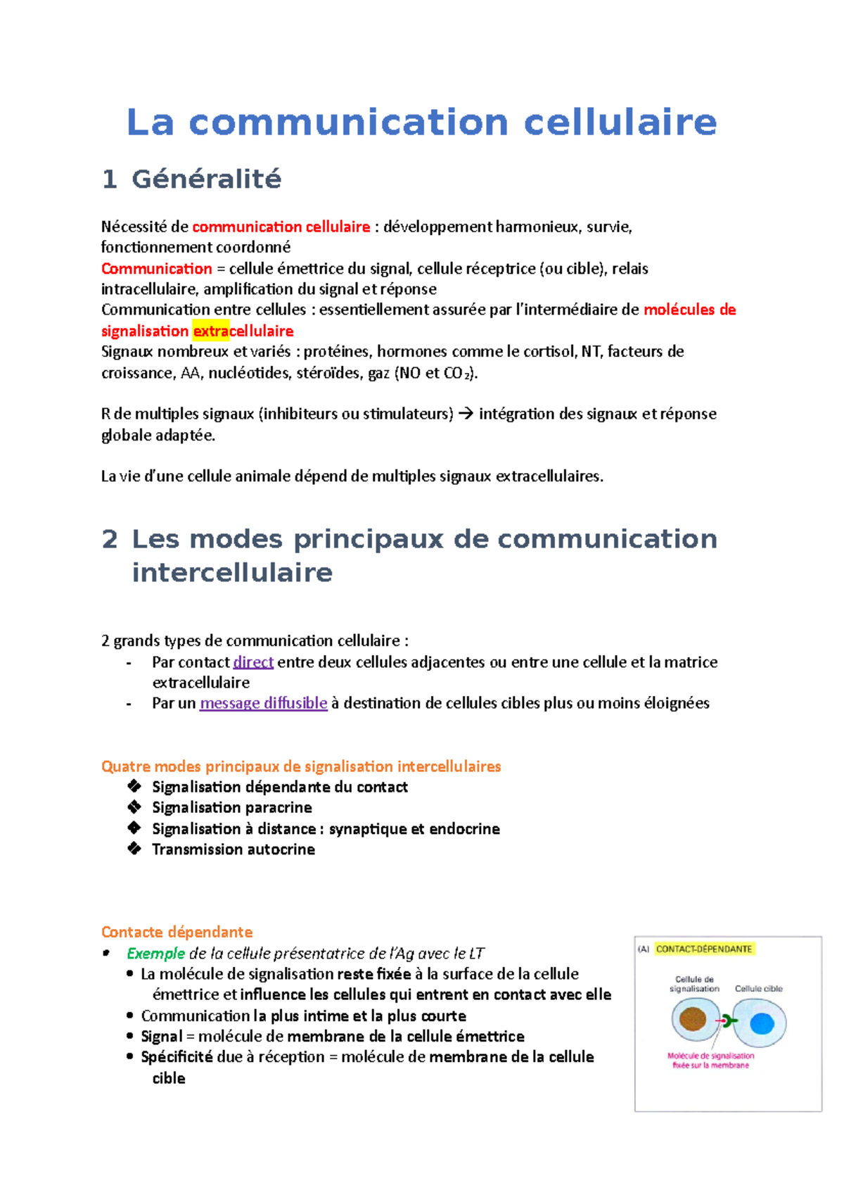 11- La communication cellulaire - La communication cellulaire 1 ...