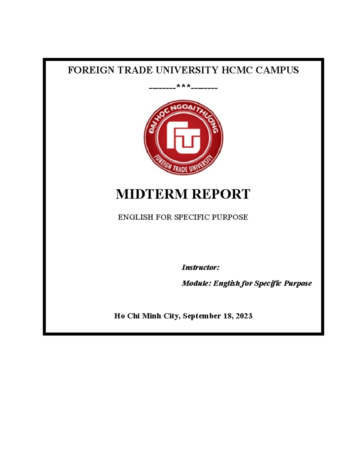 Multinational Corporations - FOREIGN TRADE UNIVERSITY HCMC CAMPUS -***- MIDTERM REPORT ENGLISH ...