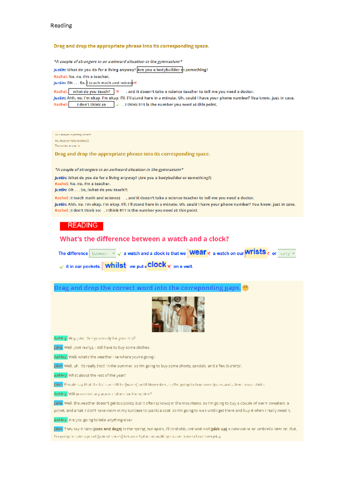 Reading - Ingles - ingles - Studocu