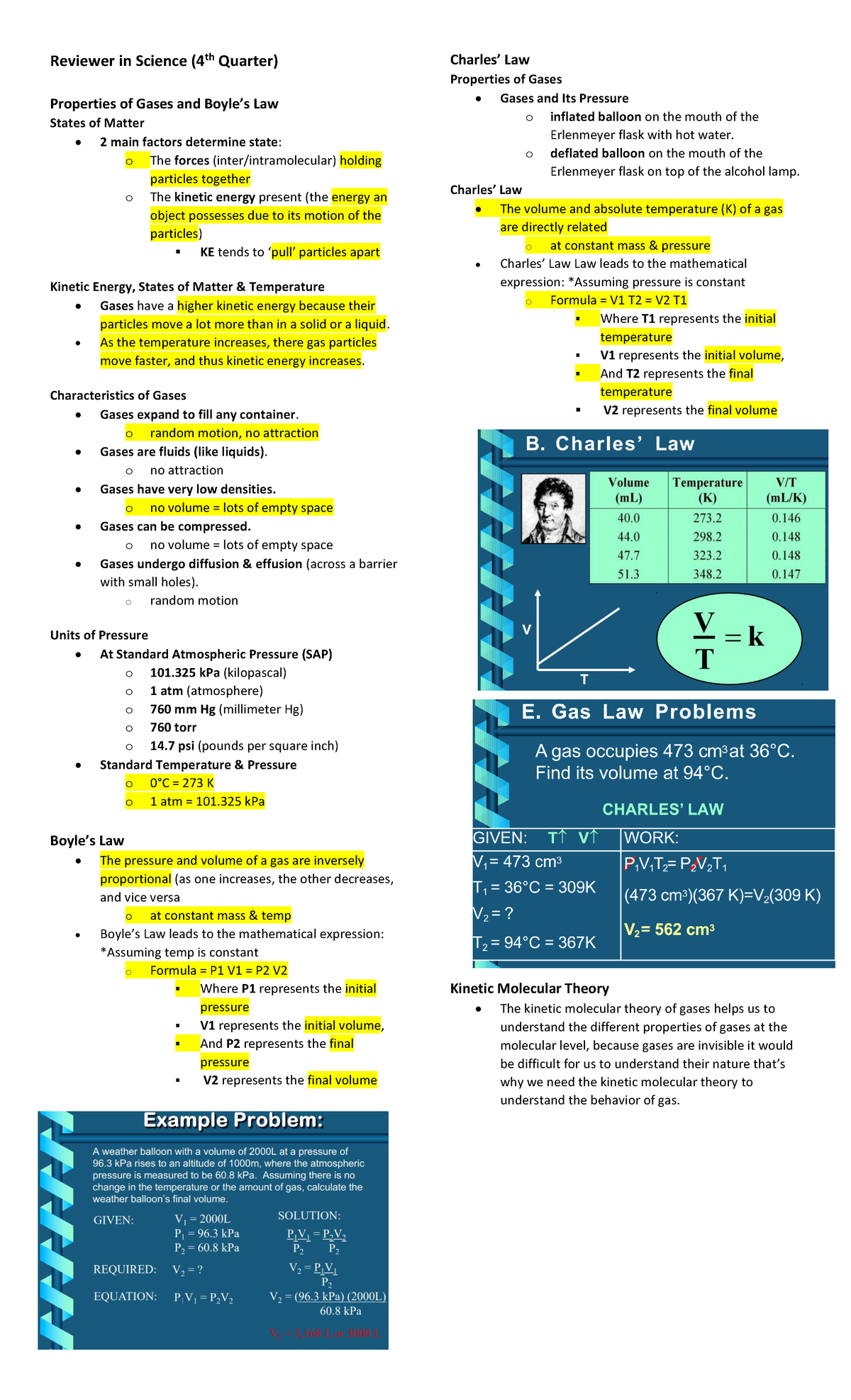 Reviewer in Science (4th Quarter) - Reviewer in Science (4th Quarter ...