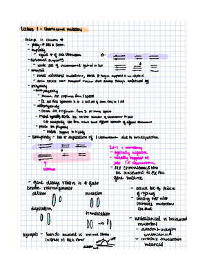 Genetics Homework 9 - Class taken by Dr. Holder and Dr. Choi- questions ...