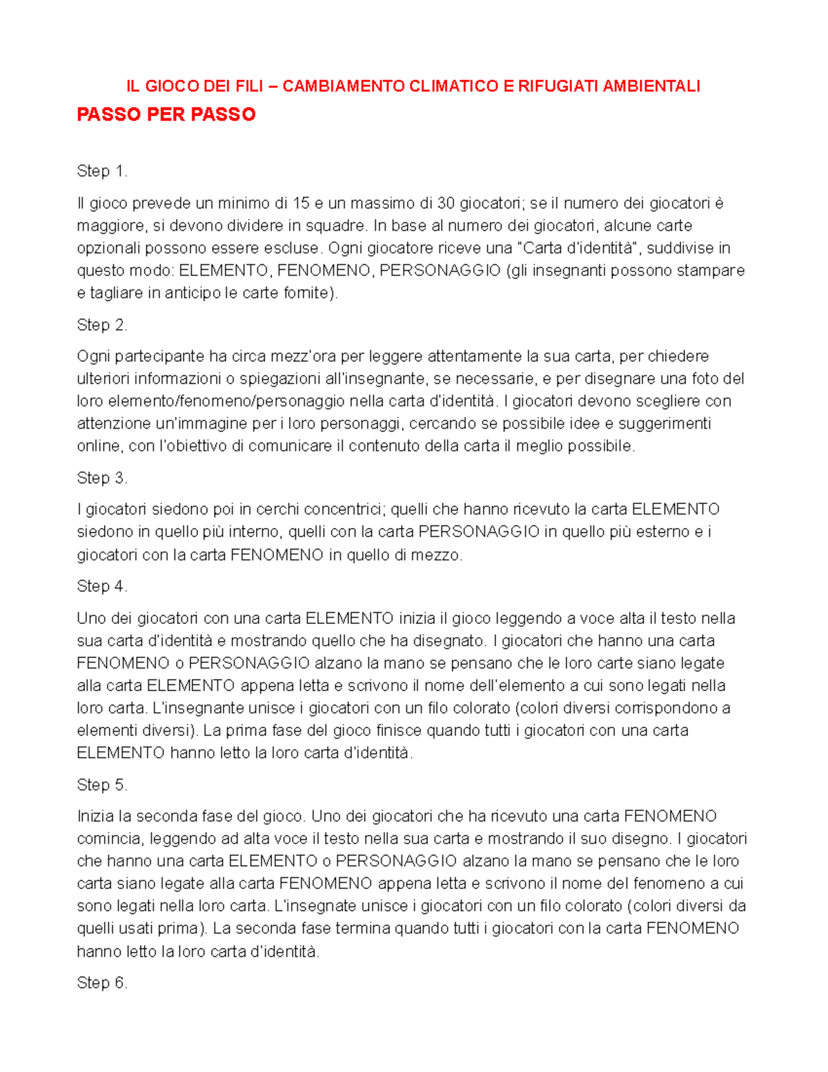 Gioco dei fili - semplificato elementari - IL GIOCO DEI FILI ...